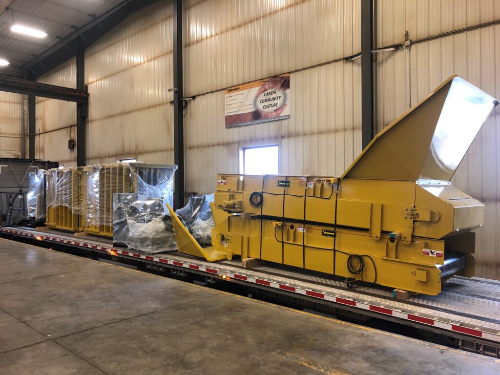 How Vertical Balers Are Shipped | Harmony Enterprises, Inc.