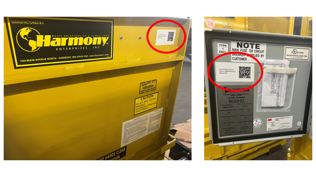 Harmony Implements Digital Vertical Baler Manuals | Harmony