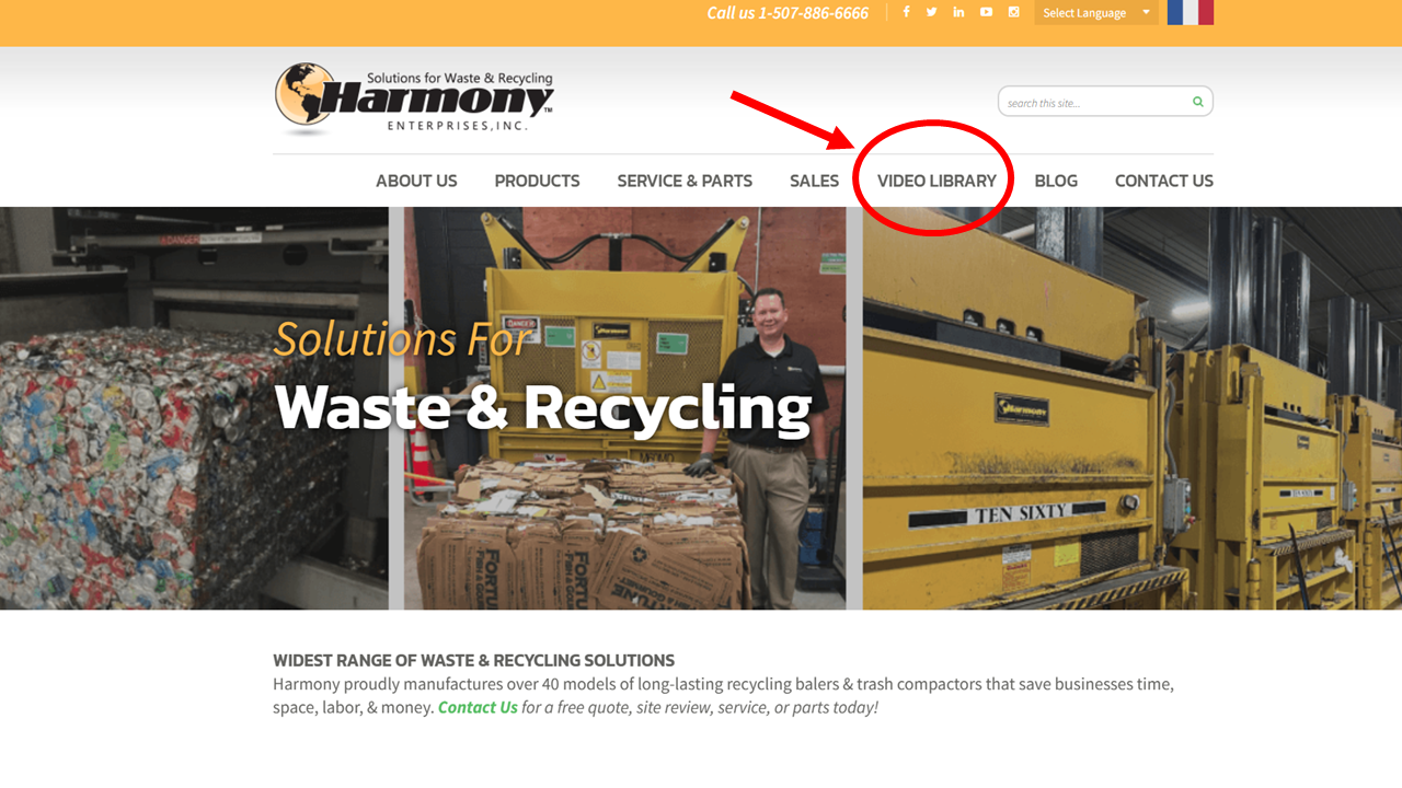 Baler & Compactor Training Videos | Harmony